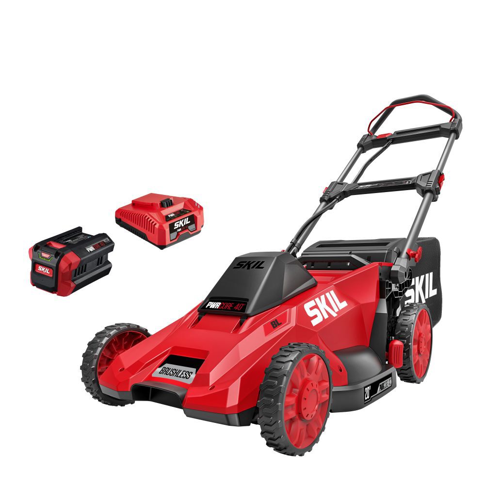SKIL 40V Brushless 20 Inch Push Mower Kit