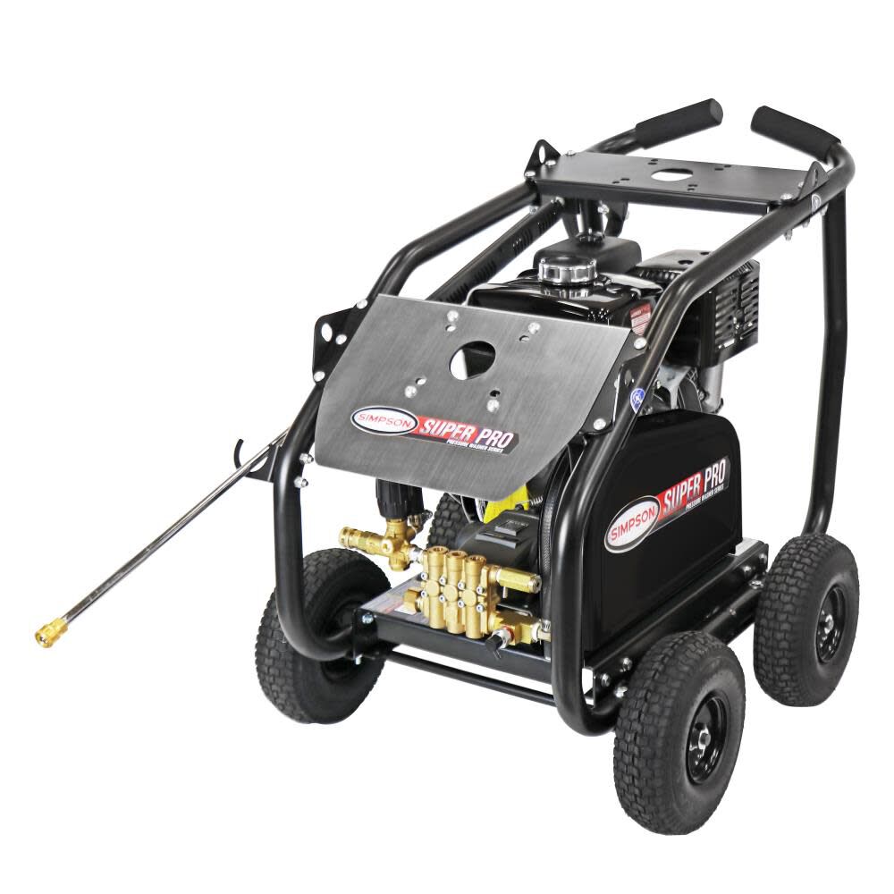 Simpson SuperPro Roll Cage 4400 PSI 4.0 GPM Gas Powered Cold Water Belt ...